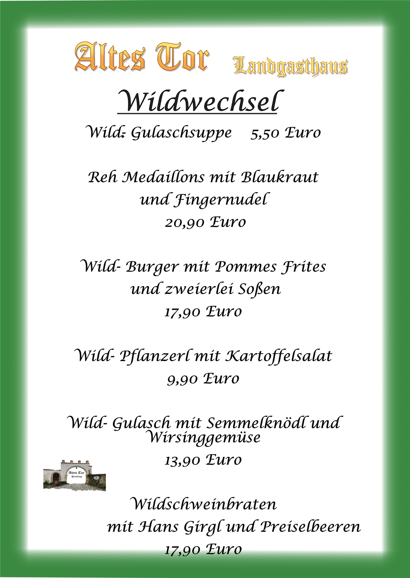 Wildwechsel